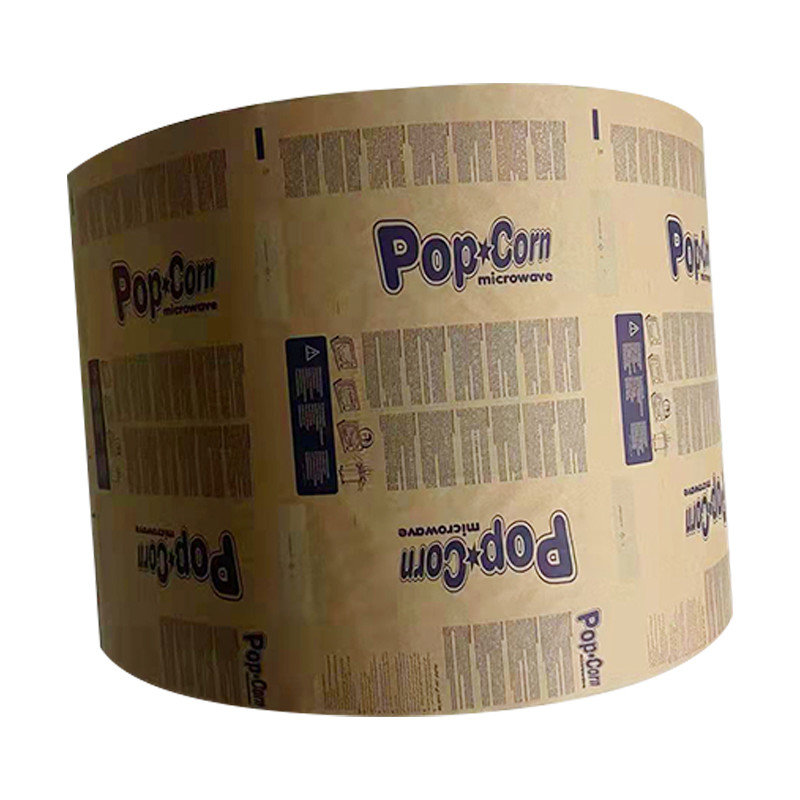 Big Roll Wrapping Paper Printed Packaging Paper Bag With Logo For Microwave Popcorn