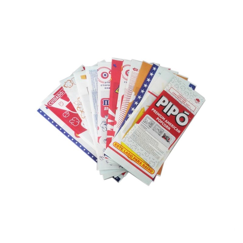                  Factory Price Custom Printed Microwave Paper Popcorn Bag Packaging             