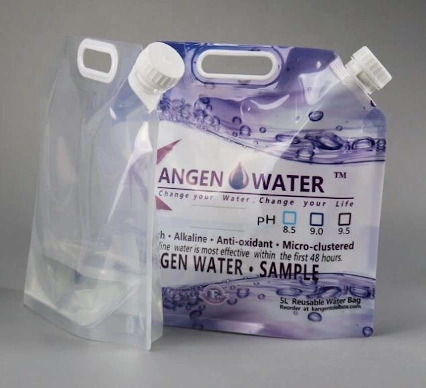 Custom Printing 5L Foldable Water Bag With Handle