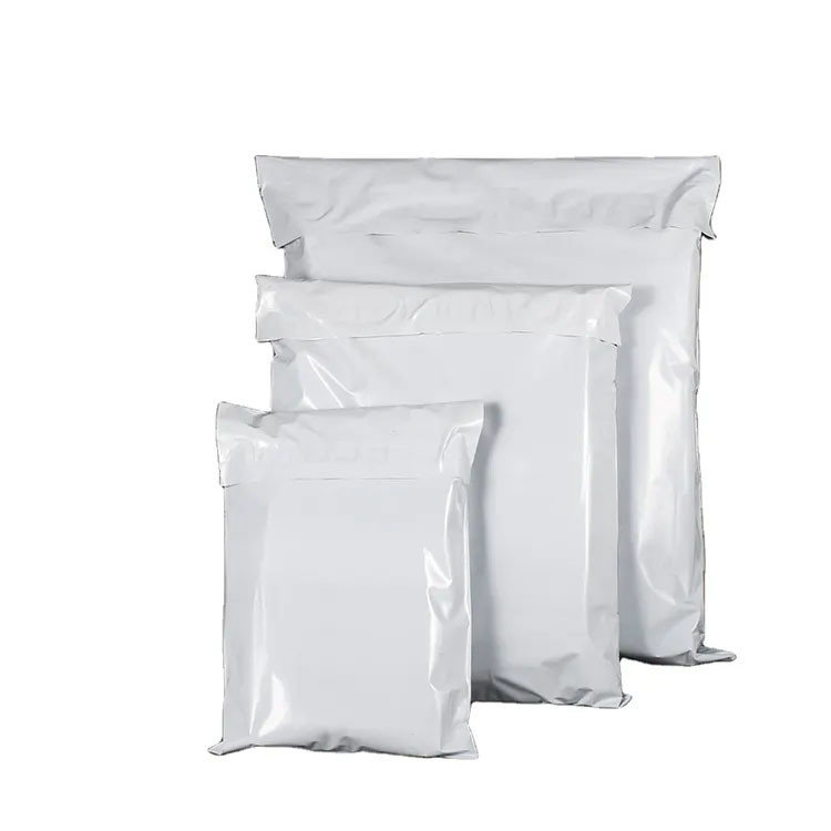 Biodegradable Waterproof Plain black and white poly mailer Express Shipping Envelopes Packaging bags