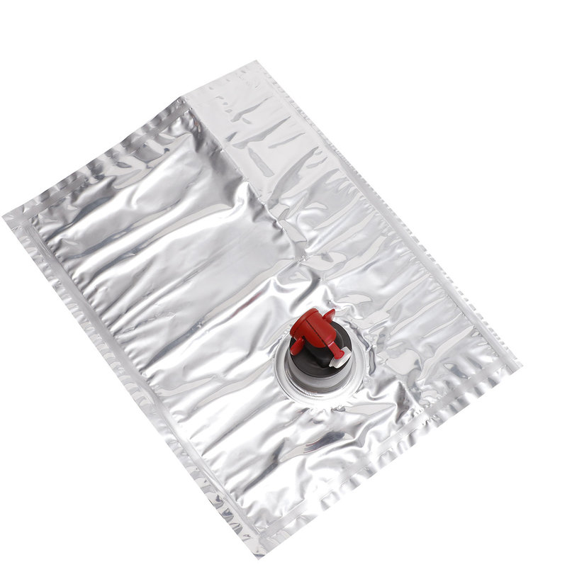 3L5L10L Red wine aseptic bib bag in box storage wine aluminum foil fresh-keeping bag packaging