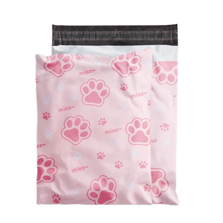 Printed degradable clothing packaging waterproof e-commerce express logistics shipping poly mailer courier packaging bag