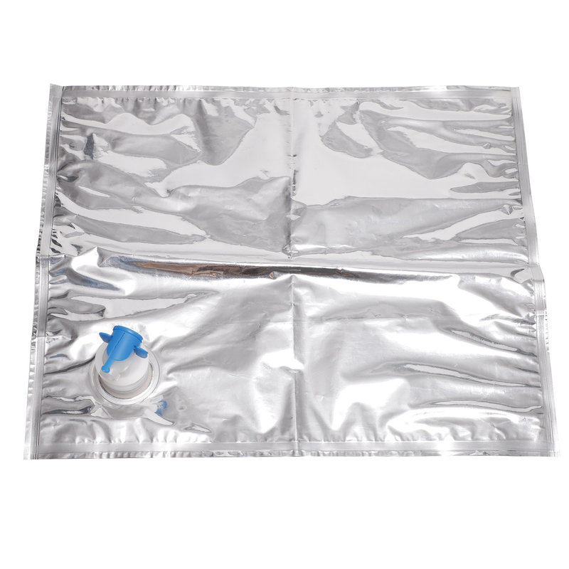 Aseptic aluminized composite wine bib bag packaging 3L 5L 10L 20L liquid bag in box with valve