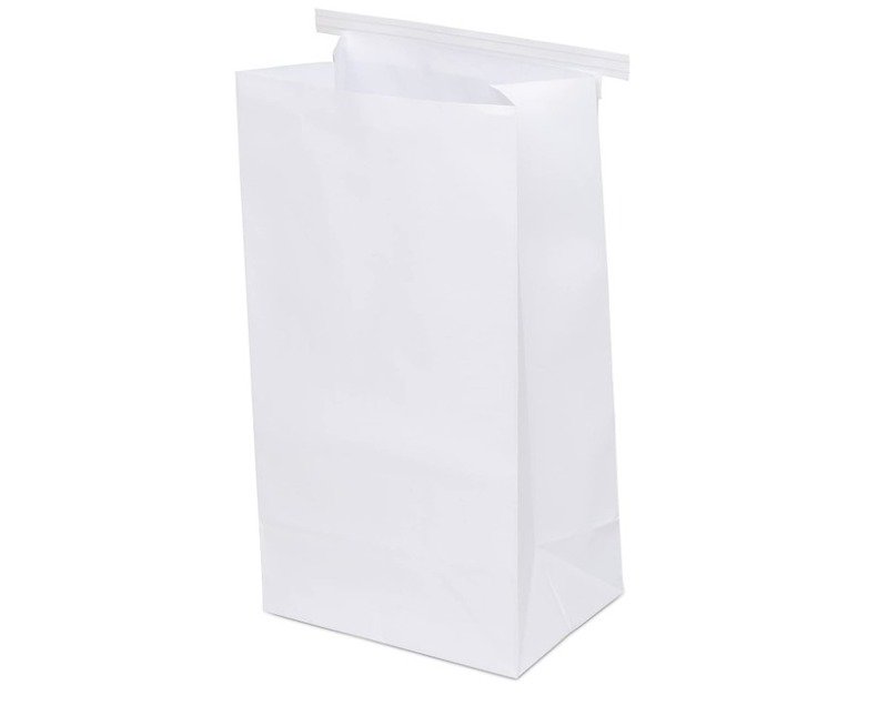 Eco Friendly Airline Square Bottom Air Sickness Bag With Logo Printing