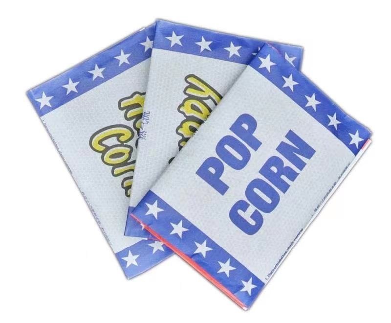 White Stand Up  Kraft Paper Pouch Square Bottom Food Packing Bags With OEM Service