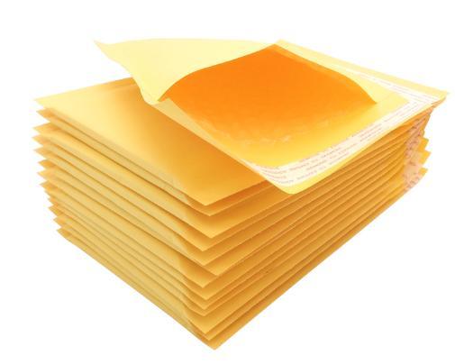 Подгонянные сумки пузыря Kraft бумажные грузя для электронных продуктов 4