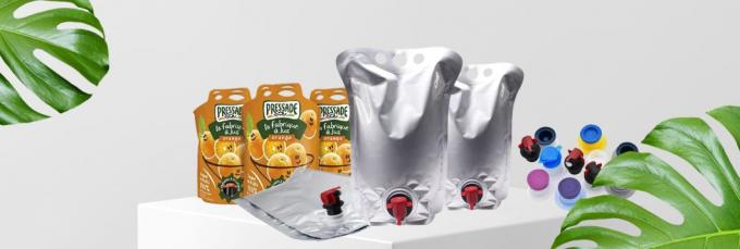 фруктовый сок 2.5L стоит вверх сумка клапан-бабочки в коробке 0