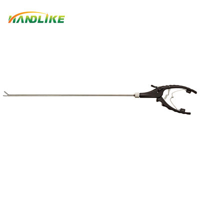 MEDICAL CHINA laparoscopic instruments reusable handle with ratchet for Curved Needle Holder