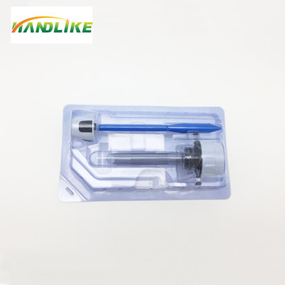 MEDICAL DISPOSABLE TROCAR High quality 5 mm disposable laparoscopic surgery optical trocar with blade
