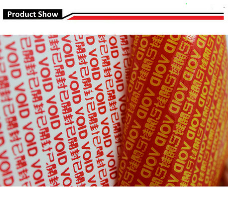 China Multi Color tamper evident VOID label material security label tamper evident label material; tamper proof void label supplier