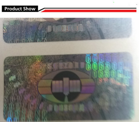 China PET ecurity Hologram Sticker holographic label  Authentic Hologram Stickers UV Ink For Beverage supplier