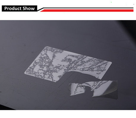 China Transparent Destructible Vinyl Labeltamper proof security label , brand protecting breakable material , Eggshell supplier