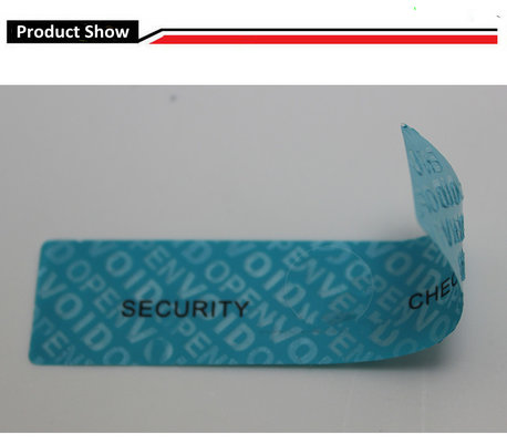 China Tamper Evident VOID Non Residue  Tamper Proof Security Labels Anti - Counterfeit Sticker Green Non Residue Label supplier