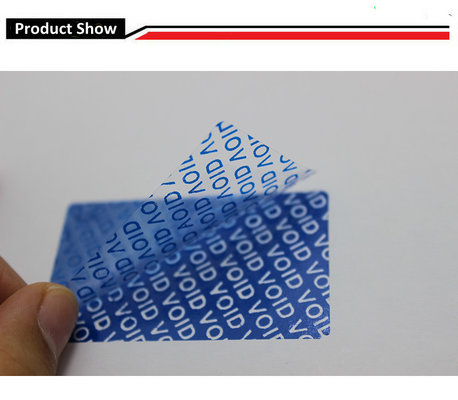 China Security Total Transfer VOID Label Material, Security void label material, Customized Security Label supplier