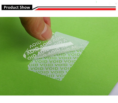 China White void label Security Total Transfer VOID Label Material, Security void label material, Customized Security Label supplier