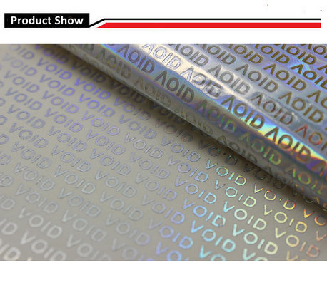 Tamper evident printing material, Security void label material, tamper proof label material supplier