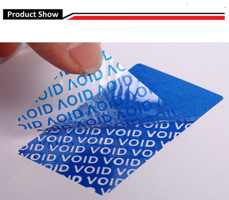 Tamper evident printing material, Security void label material, tamper proof label material supplier