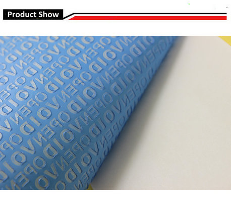 Brand protection/security label/VOID stickers Non reisdue tamper evident label material; tamper proof void label supplier