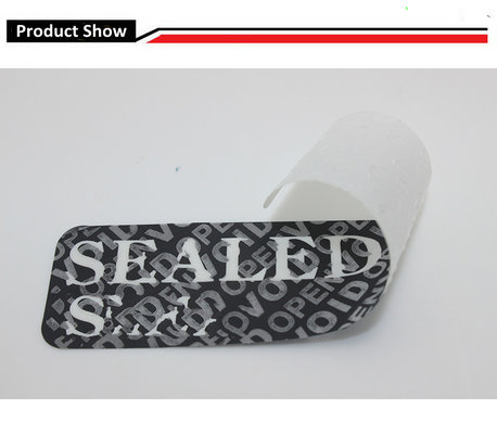 Brand protection/security label/VOID stickers Non reisdue tamper evident label material; tamper proof void label supplier