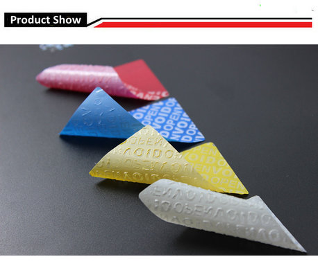 Brand protection/security label/VOID stickers Non reisdue tamper evident label material; tamper proof void label supplier