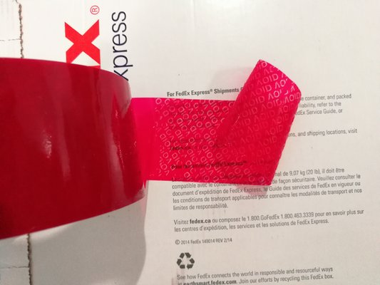 Non Transfer Security Tape Security VOID tape, Tamper evident tape, brand protecting tape, tamper counterfiet tape supplier