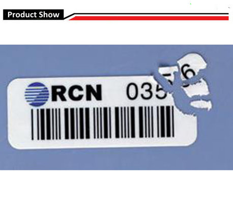 Ultra Destructible Vinyl Labeltamper proof security label material , brand protecting , tamper counterfiet VOID label supplier