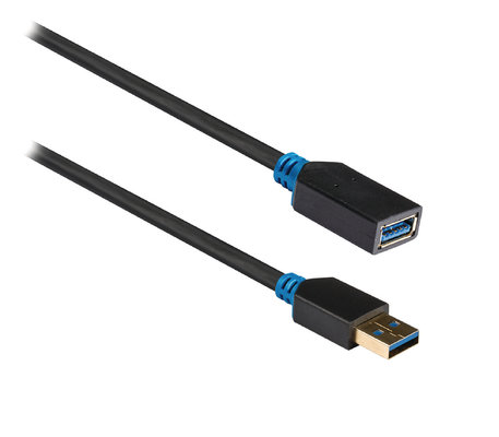 Durable USB 3.0 Extension Cable , Usb Male To Female Cable Extender Cord 6.6 Feet For Hard Drives