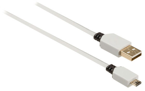 Micrófono plano USB al cable del USB 2,0, cable micro los 3FT -15FT de la carga por USB