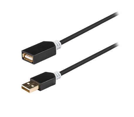 3m 2.0 USB Link Cable Male To Female USB Extension Cable 28 / 24AWG For Hard Drive Enclosures