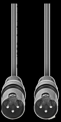 Se doblan 3,5 al cable de Xlr, varón al conector de auriculares masculino al cable auxiliar de entrada