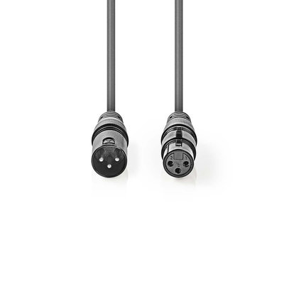 Varón del ohmio XLR del cable 110 de Digitaces XLR DMX a Pin los 0.5m - los 20m de la hembra 3 de XLR