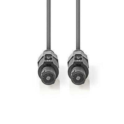 Speakon al cable de altavoz de la hembra del enchufe de la cerradura de la torsión del cable del micrófono XLR de Speakon