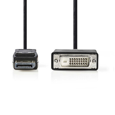 Cable del adaptador de Displayport del niquelado, 6,6 pies de varón de 1080P al cable del adaptador masculino