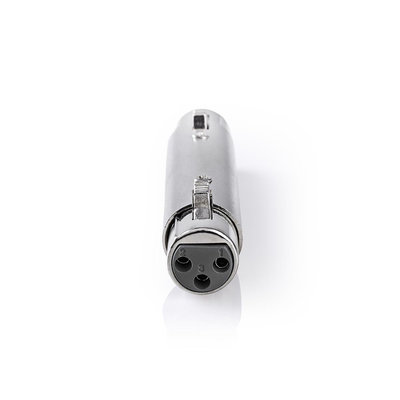 3 Pole Female To Female XLR MIC Connector Microphone Line Adapter OEM / ODM