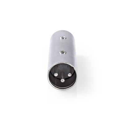 XLR3M To XLR3M Xlr Gender Changer , XLR 3 Pin Male Microphone To Line Level Converter