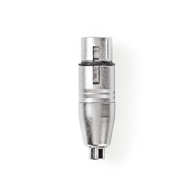 RCA To XLR3F Balanced Xlr Connectors , Female To Female Xlr To Rca Adapter