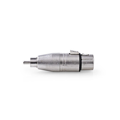 Hembra de 3 postes al conector del varón XLR MIC de RCA, adaptador equilibrado del convertidor de señal