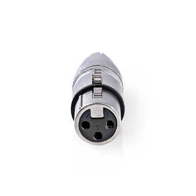 Hembra de 3 postes al conector del varón XLR MIC de RCA, adaptador equilibrado del convertidor de señal