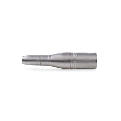 Silver XLR MIC Connector XLR 3 Pin Male To 1 / 4" 6.35mm Female Jack Socket Audio Adapter