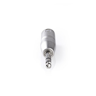 Material cuarto audio estéreo del cinc de la pulgada 6.35m m del conector del alto rendimiento XLR MIC