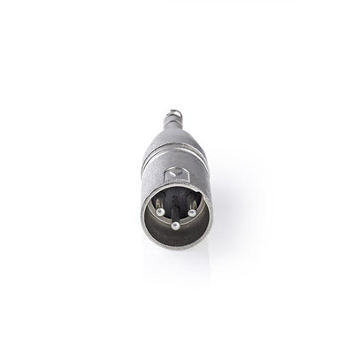Material cuarto audio estéreo del cinc de la pulgada 6.35m m del conector del alto rendimiento XLR MIC