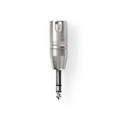Material cuarto audio estéreo del cinc de la pulgada 6.35m m del conector del alto rendimiento XLR MIC