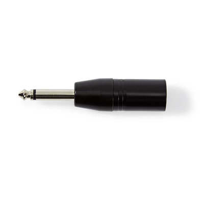 3 Pin Male To Male XLR MIC Connector Quarter Inch 6.35mm Mono Plug