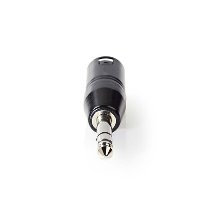 Varón al Pin del conector 3 del varón XLR MIC al estéreo 6.35m m adaptador equilibrado del audio del enchufe del TRS Jack de 1/4 pulgada