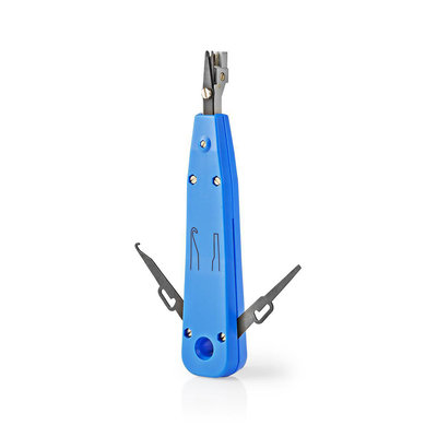 El tipo sacador de la corona del impacto del Lsa de la herramienta del cable de Ethernet abajo equipa la función multi 110 para el RJ45