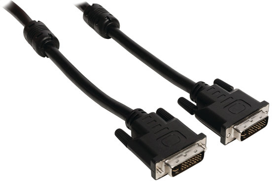 6,6 pies de DVI al cable de extensión de DVI, cable dual de Dvi del vínculo para el monitor/el proyector
