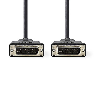6,6 pies de DVI al cable de extensión de DVI, cable dual de Dvi del vínculo para el monitor/el proyector