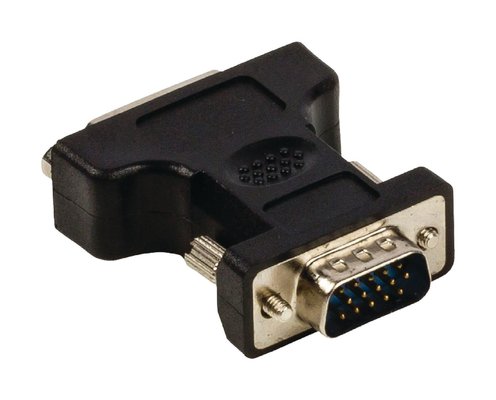 Hembra de DVI-I al oro del adaptador masculino del cable del monitor de HD15 VGA plateado para el ordenador