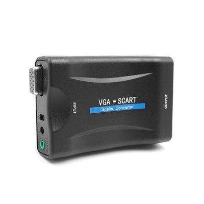Vga del interruptor de Digitaces a la caja del convertidor de Scart, convertidor lleno del Vga Scart de HD para la TV