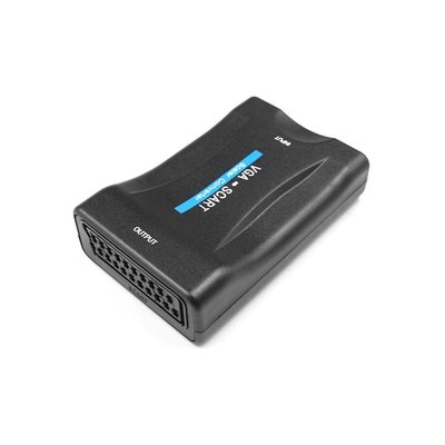 Vga del interruptor de Digitaces a la caja del convertidor de Scart, convertidor lleno del Vga Scart de HD para la TV